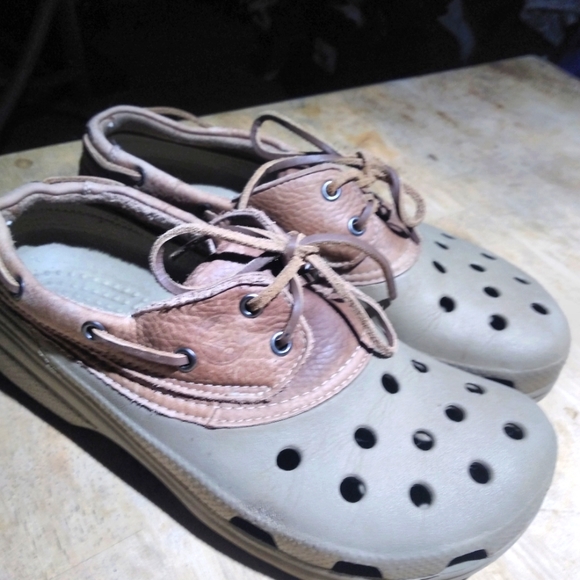 CROCS | Shoes | Crocs Islander Pitcrew Boat Shoe Laces Up Mens Ladies ...